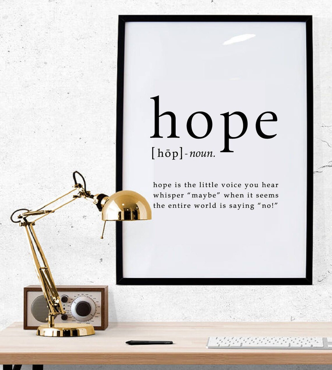 Hope Definition Quote Prints Definition of Hope Hope is the - Etsy