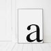 Letter E Custom Letter Name Initials Typography - Etsy
