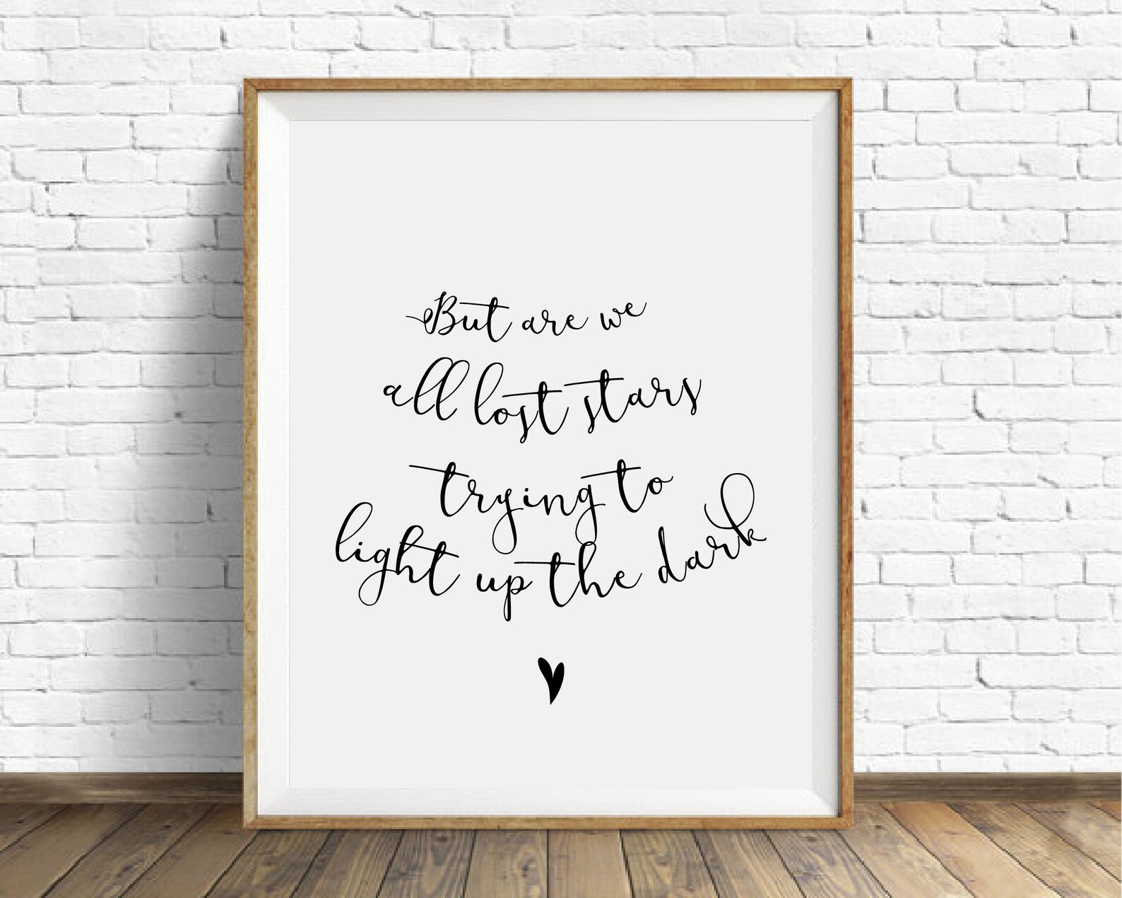 Lost Stars Adam Levine Lyric Decor Home Decor Typography - Etsy