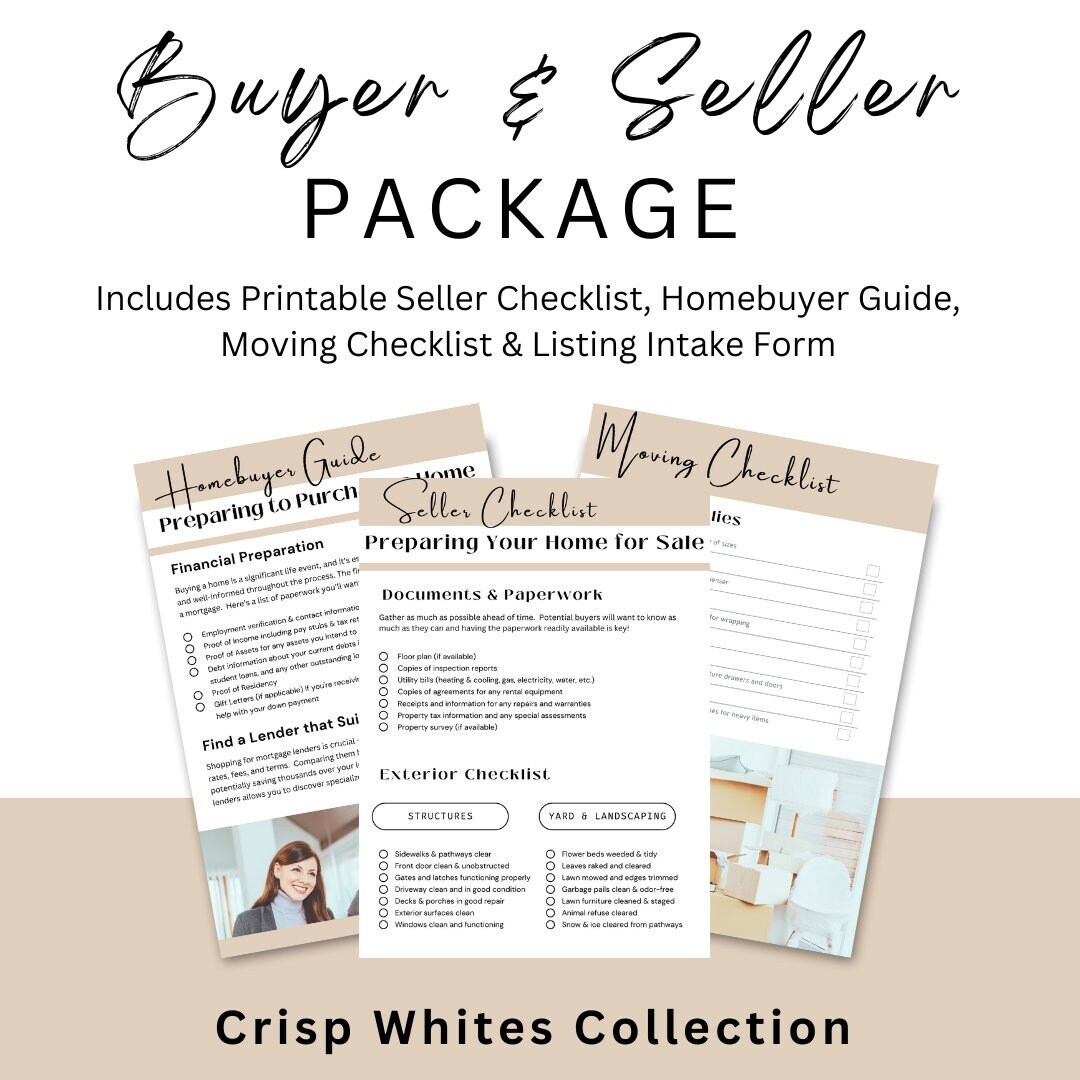 Buyer and Seller Package for Realtors. Homebuyer Guide, Seller ...