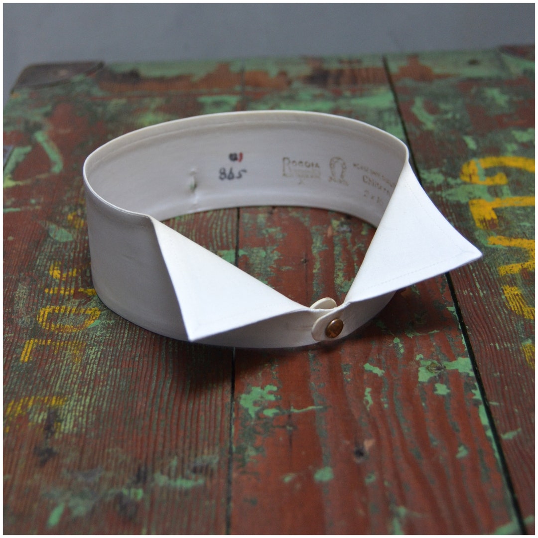 Vintage Collar, 1930's / 40's Wing Collar, Starched Formal Evening ...
