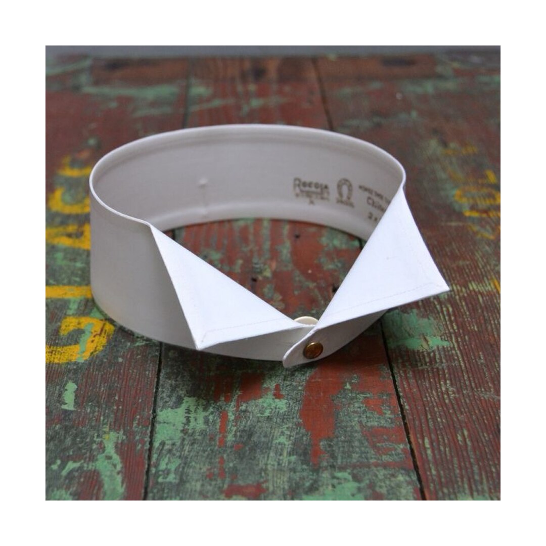 Vintage Collar, 1950's Wing Collar, Starched Formal Evening Dress ...