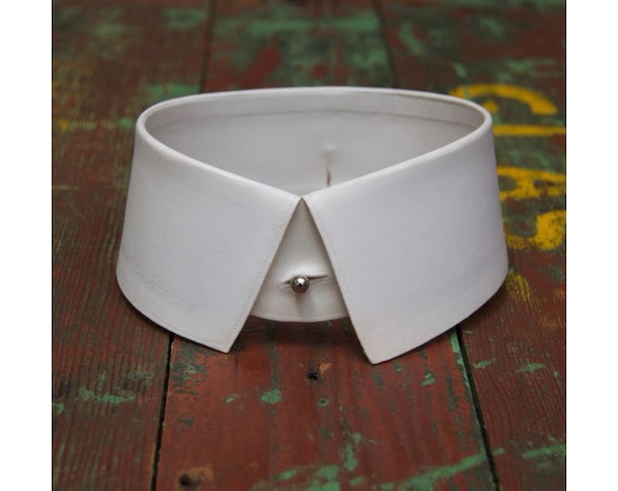 Vintage Collar, Starched Detachable Collar, Early 20th Century Stiff ...