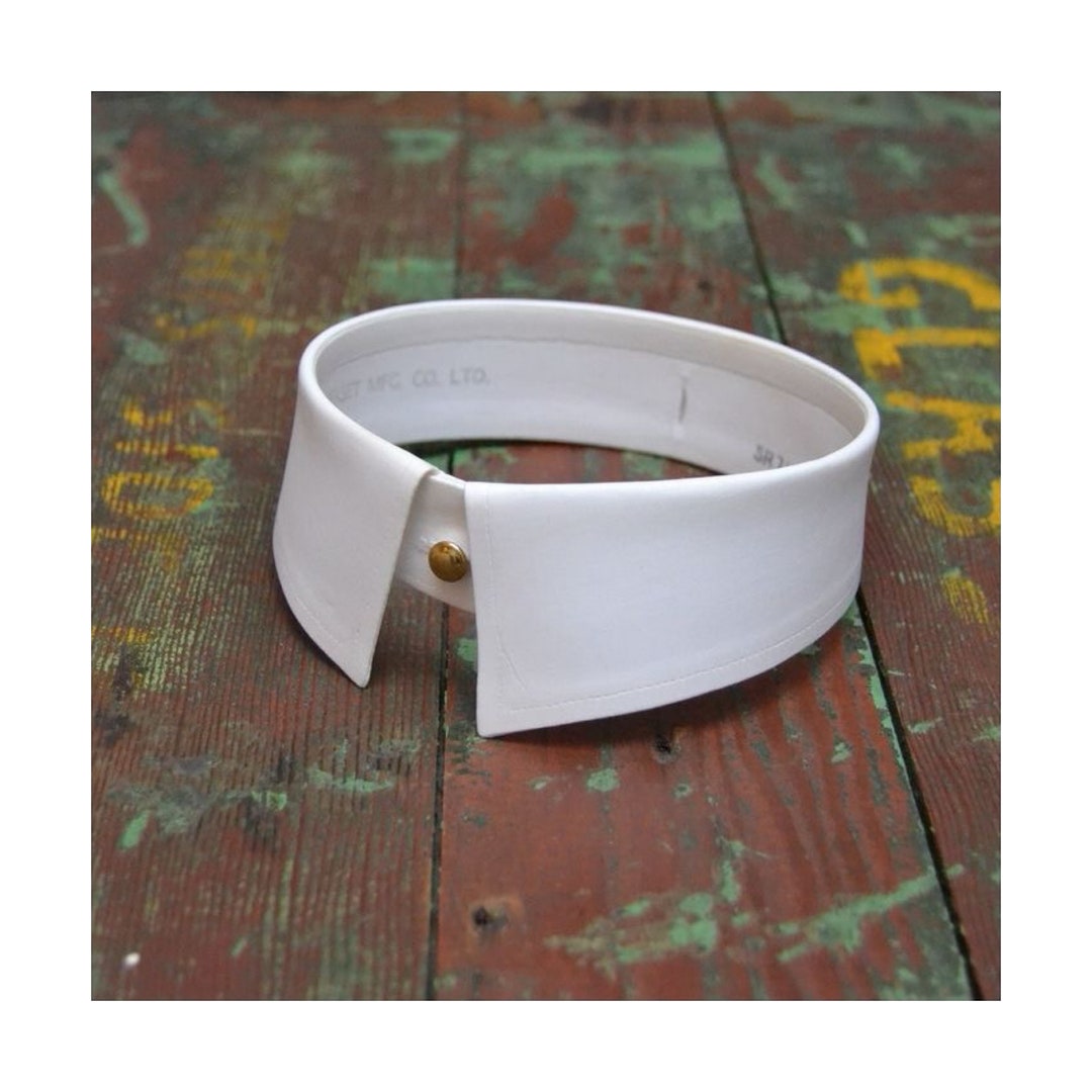 Vintage Collar, Starched Detachable Stand Fall Collar, Stiff/false ...