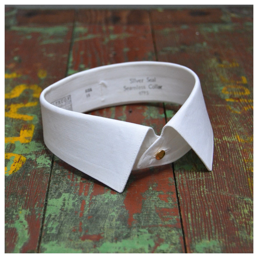 Vintage Collar, Men's Trubenised Truon, Semi Stiff / False Collar ...