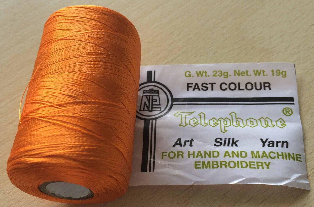 Ray Yarn / Artificial Silk 78 Orange - Etsy