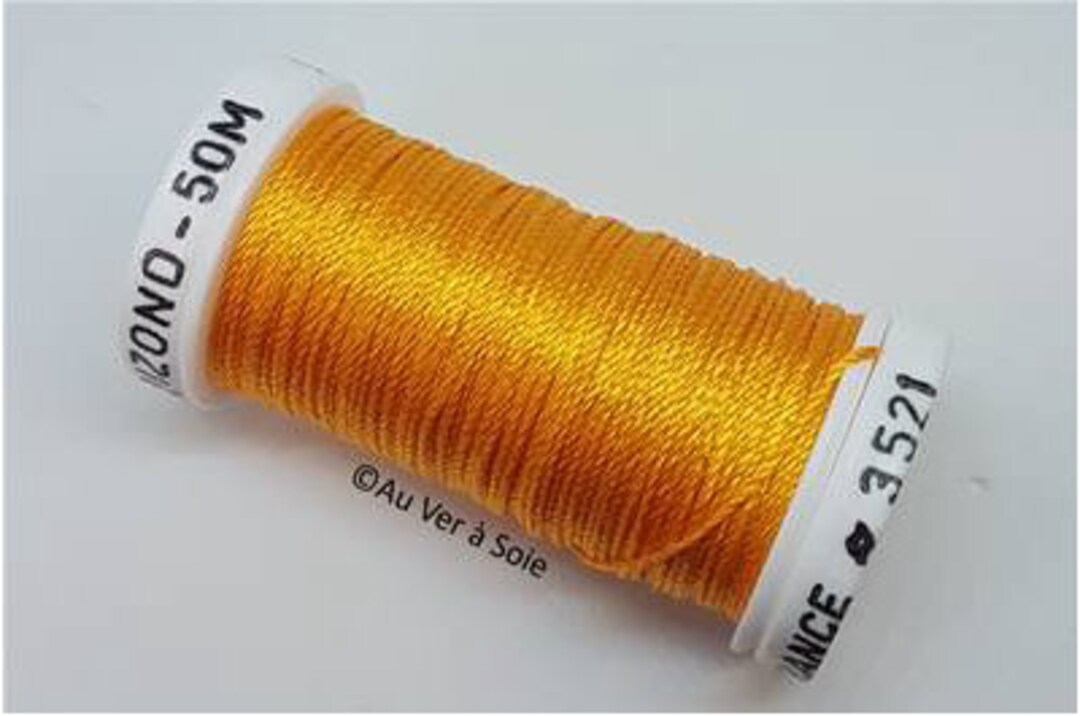 Silk Thread Cordonnet Trebizond Color 3521 Mandarin - Etsy