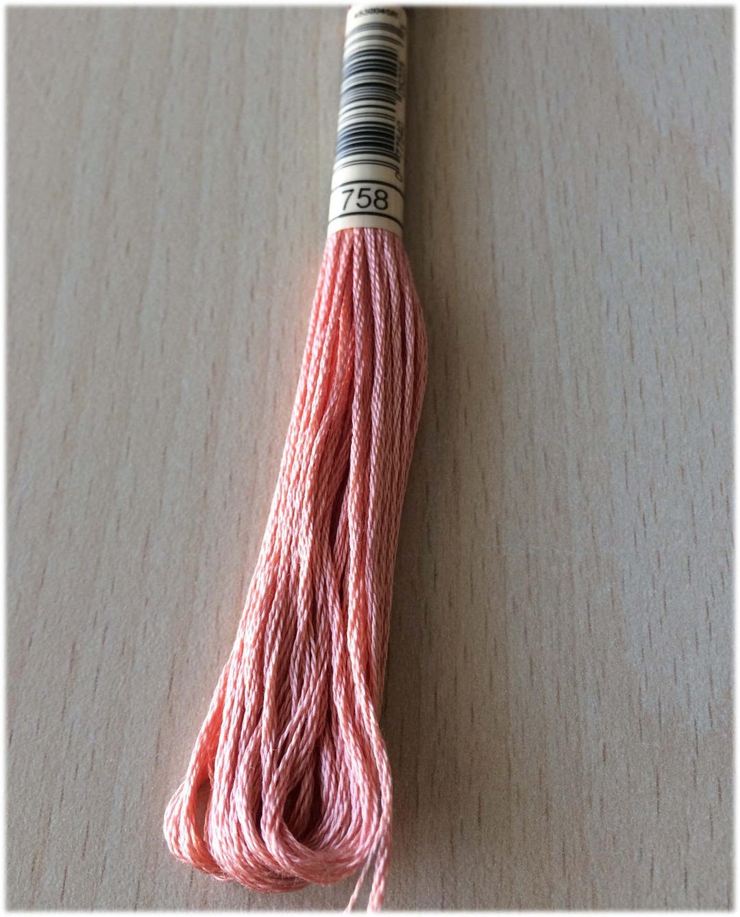 DMC Mouliné 758 Rose Aurore Six Strands - Etsy