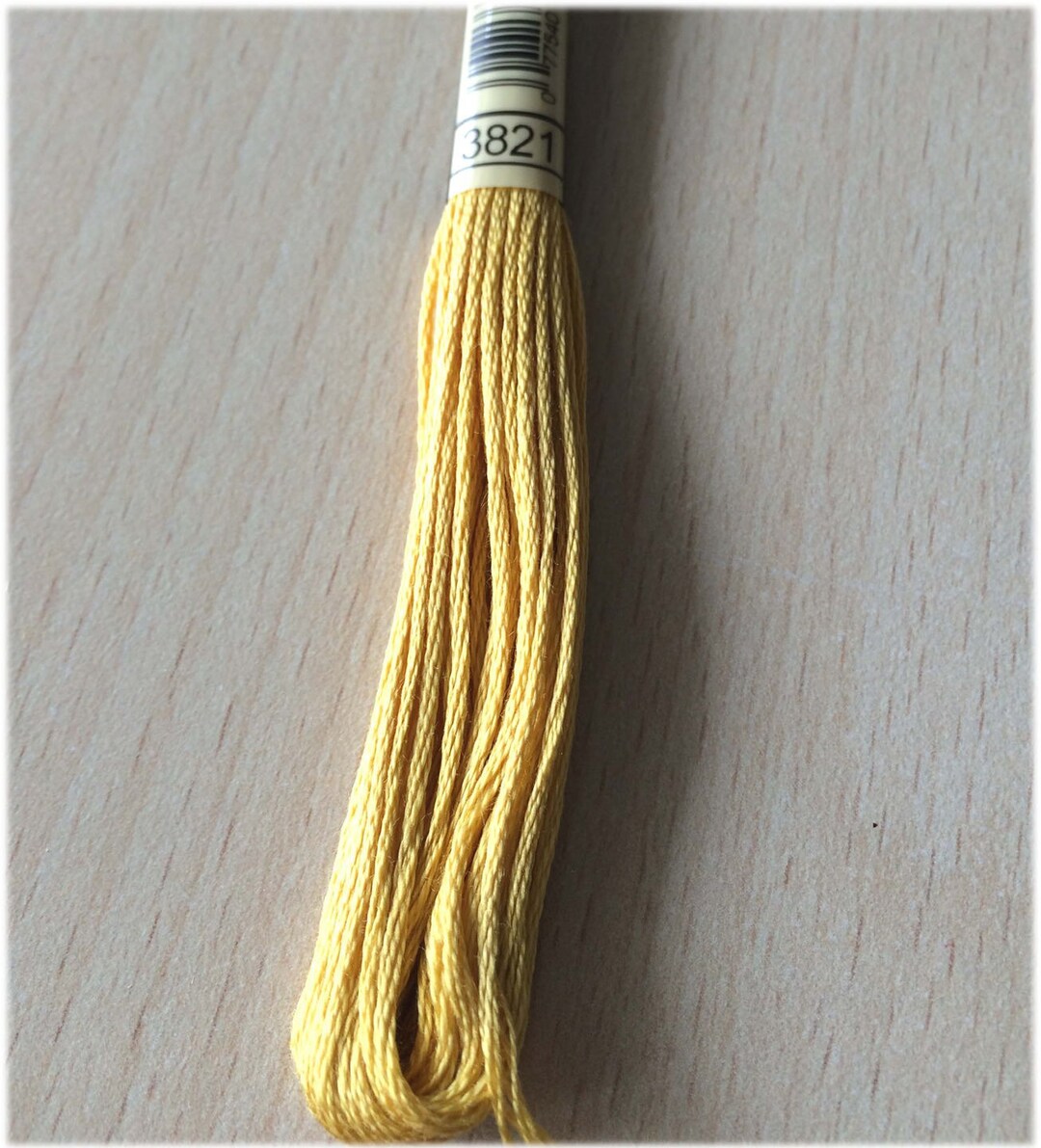 DMC Mouliné 3821 Straw Yellow Six Strands - Etsy