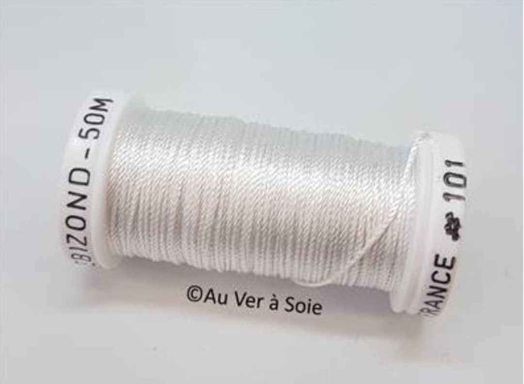 Silk Thread Cordonnet Trebizond Color 101 White - Etsy
