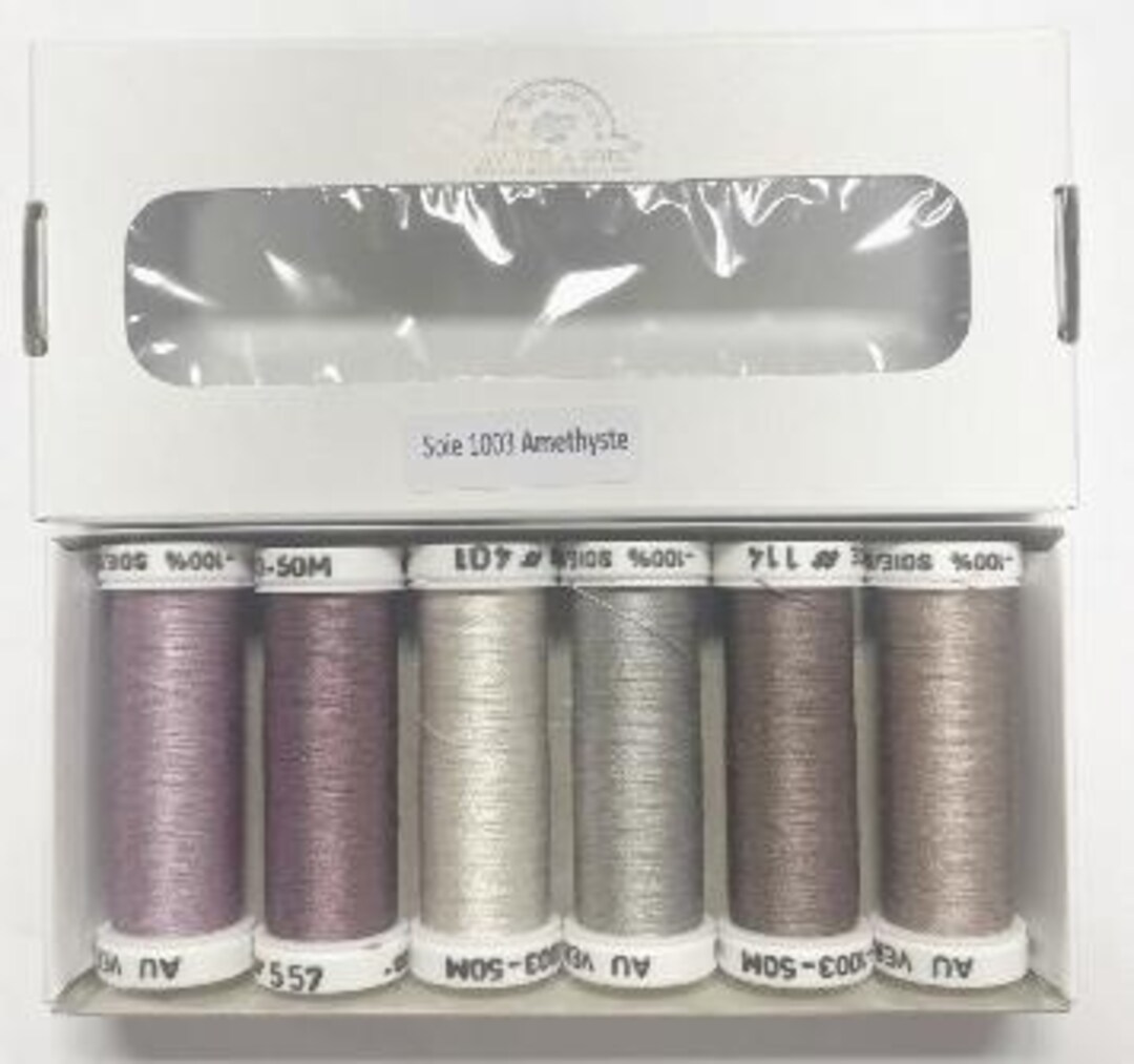 Silk Thread Pack 1003 Shades Amethyst - Etsy