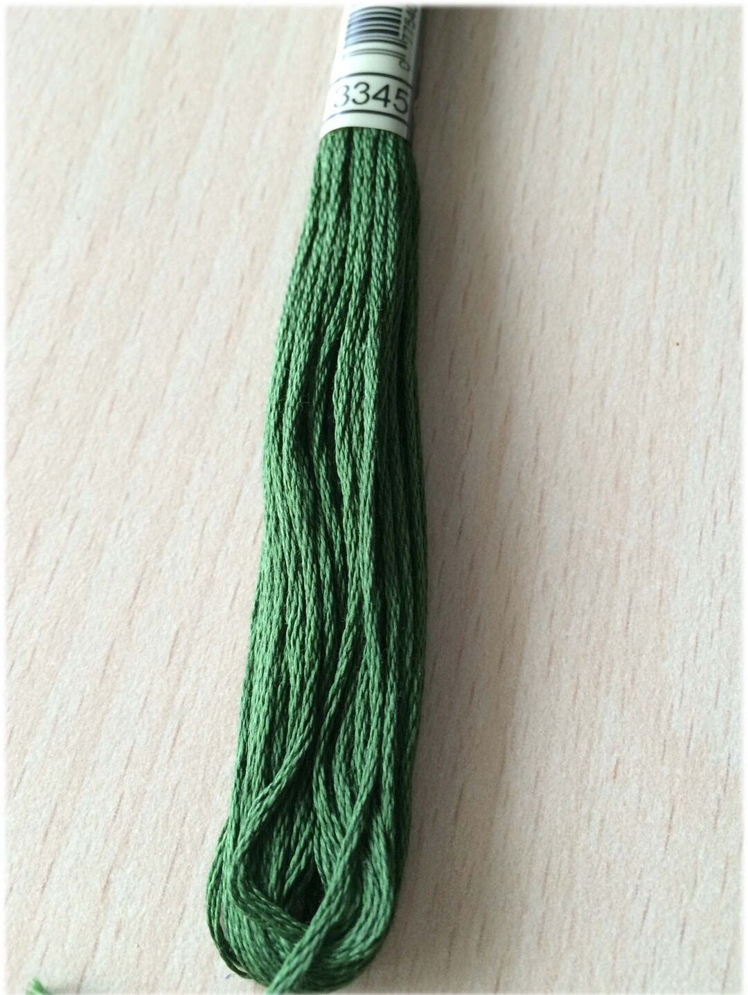 DMC Mouliné 3345 Dark Hunter Green Six Strands - Etsy