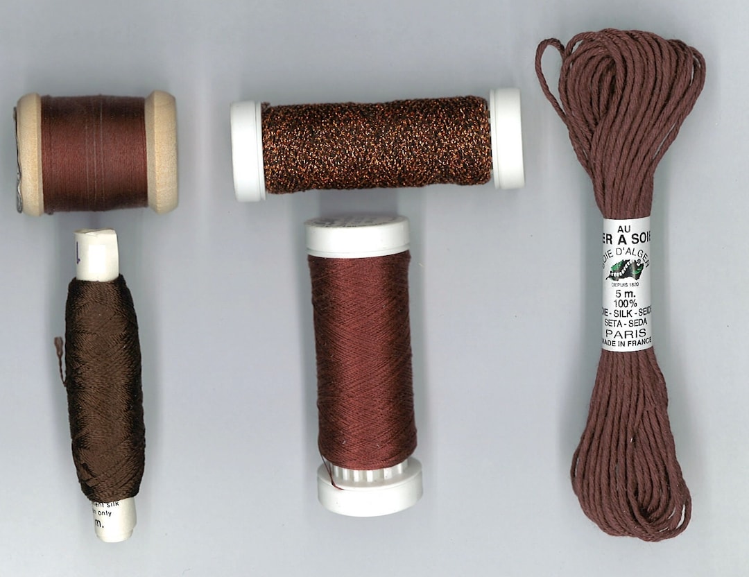 Pack Discovered Silk Thread Sing Chocolate Mix - Etsy