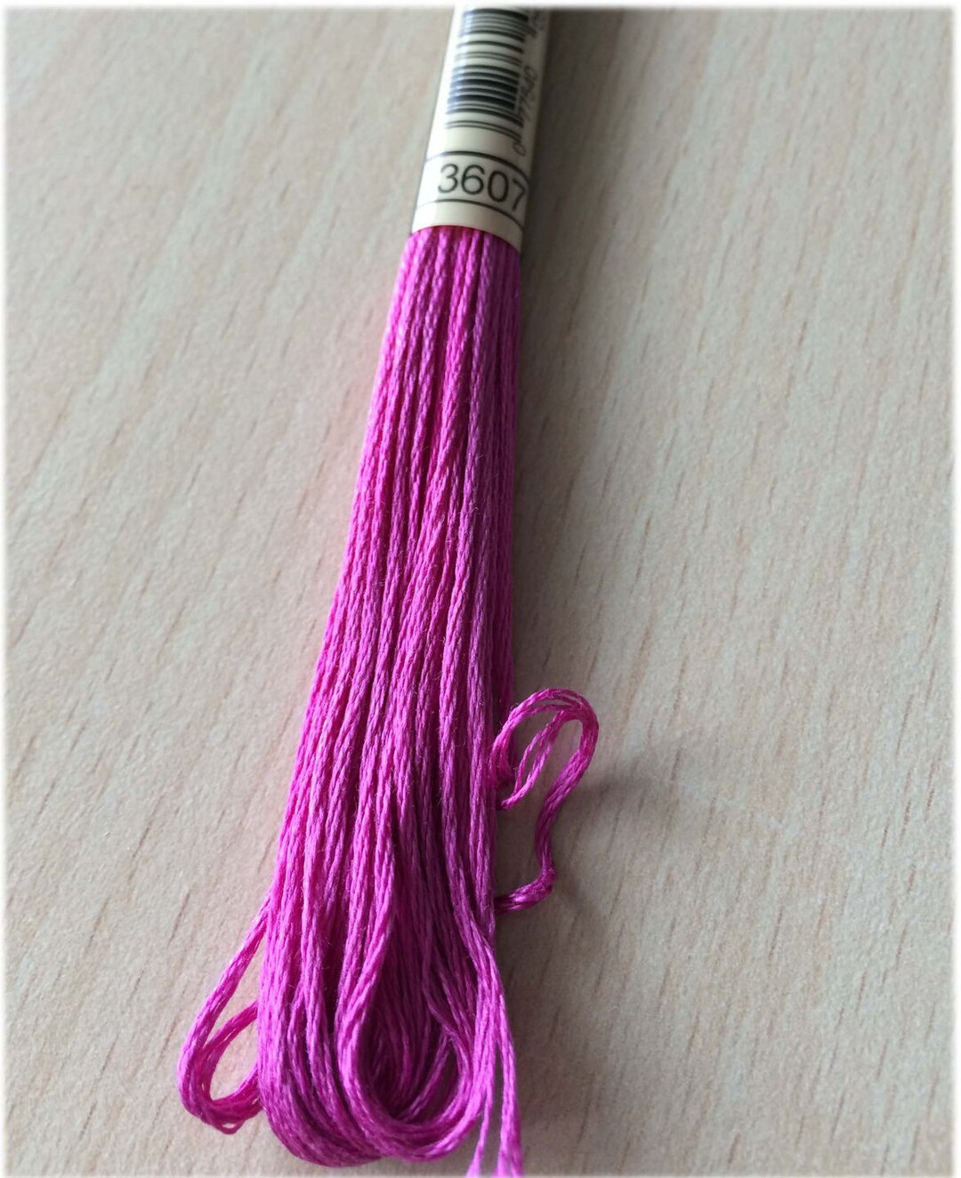 DMC Stranded 3607 Plum Pink Six Strand - Etsy