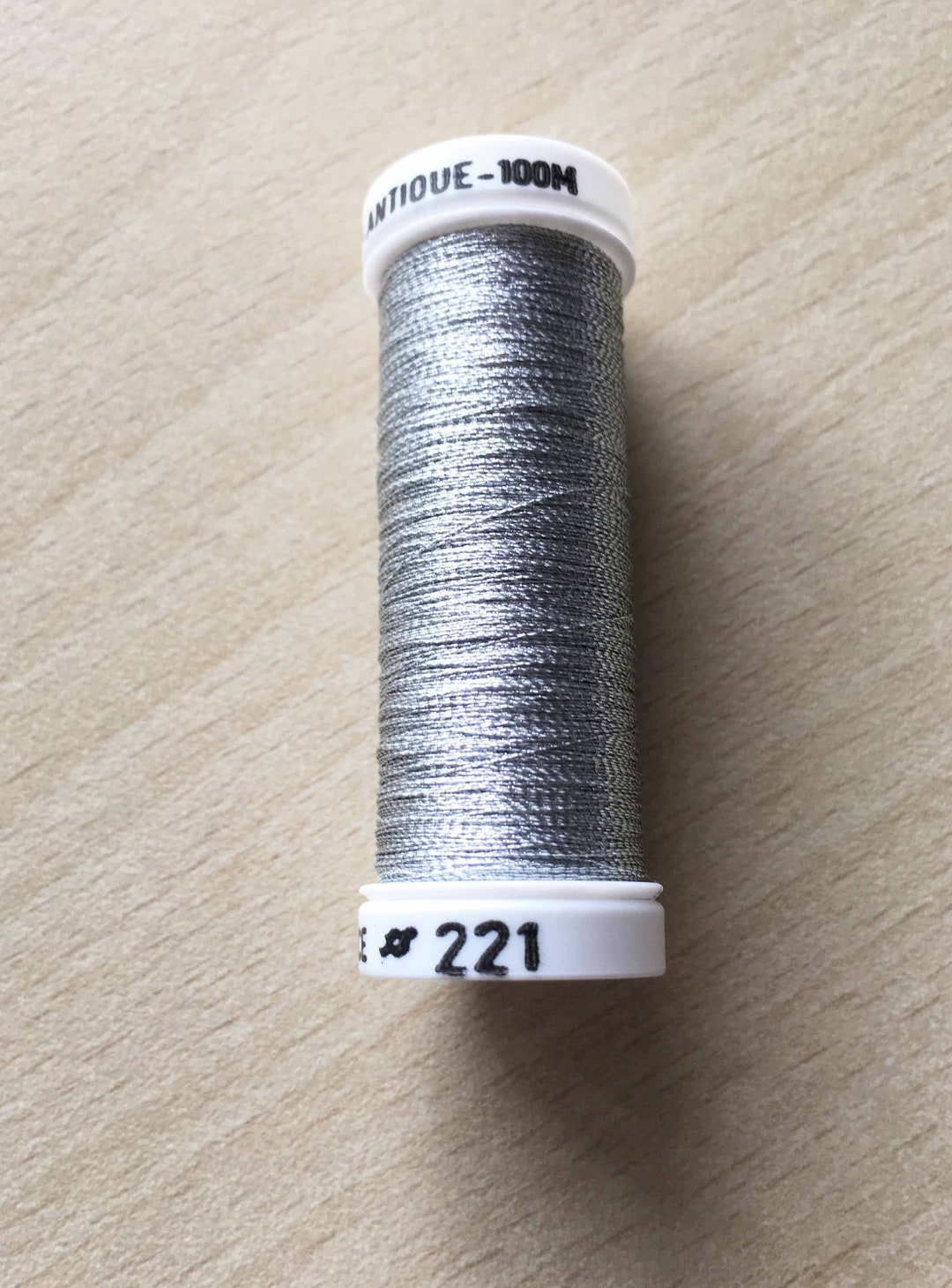 Metallic Wire Coil to Antique Silk Worm Classic 221 Silver - Etsy