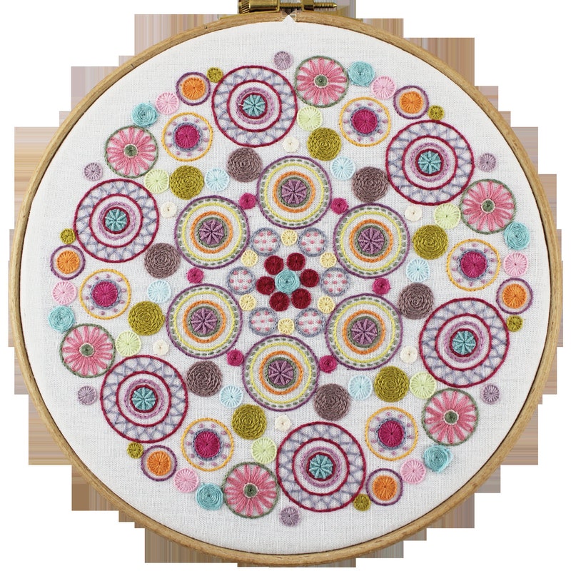 Mandala Embroidery Kit - Etsy