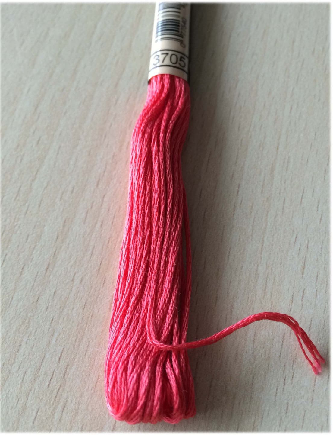 DMC Stranded 3705 Red Pale Six Strands - Etsy UK