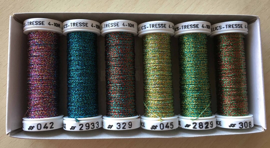 Discovery Pack of Mottled Metallic Threads 2 - Etsy