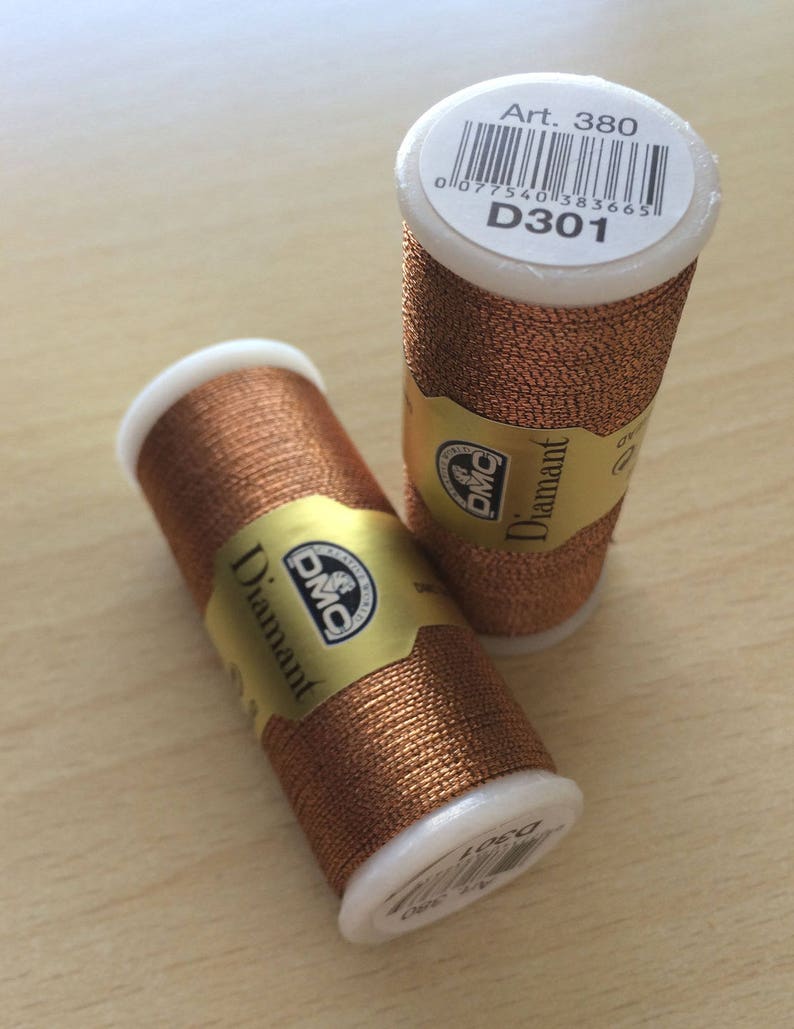 Fil à broder Diamant de DMC couleur bronze 301 - Etsy France