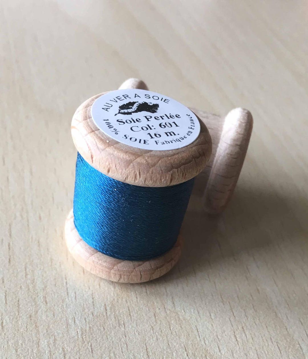 Beaded Silk Reel 601 Storm Blue to Silkworm - Etsy