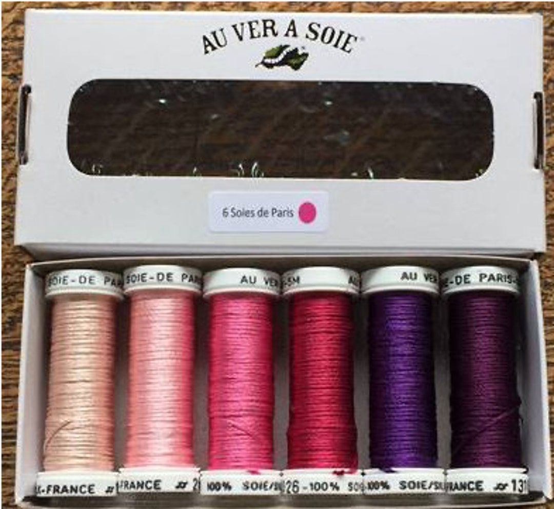 Pack of Paris Silk Threads in the Shade "pink" - Etsy