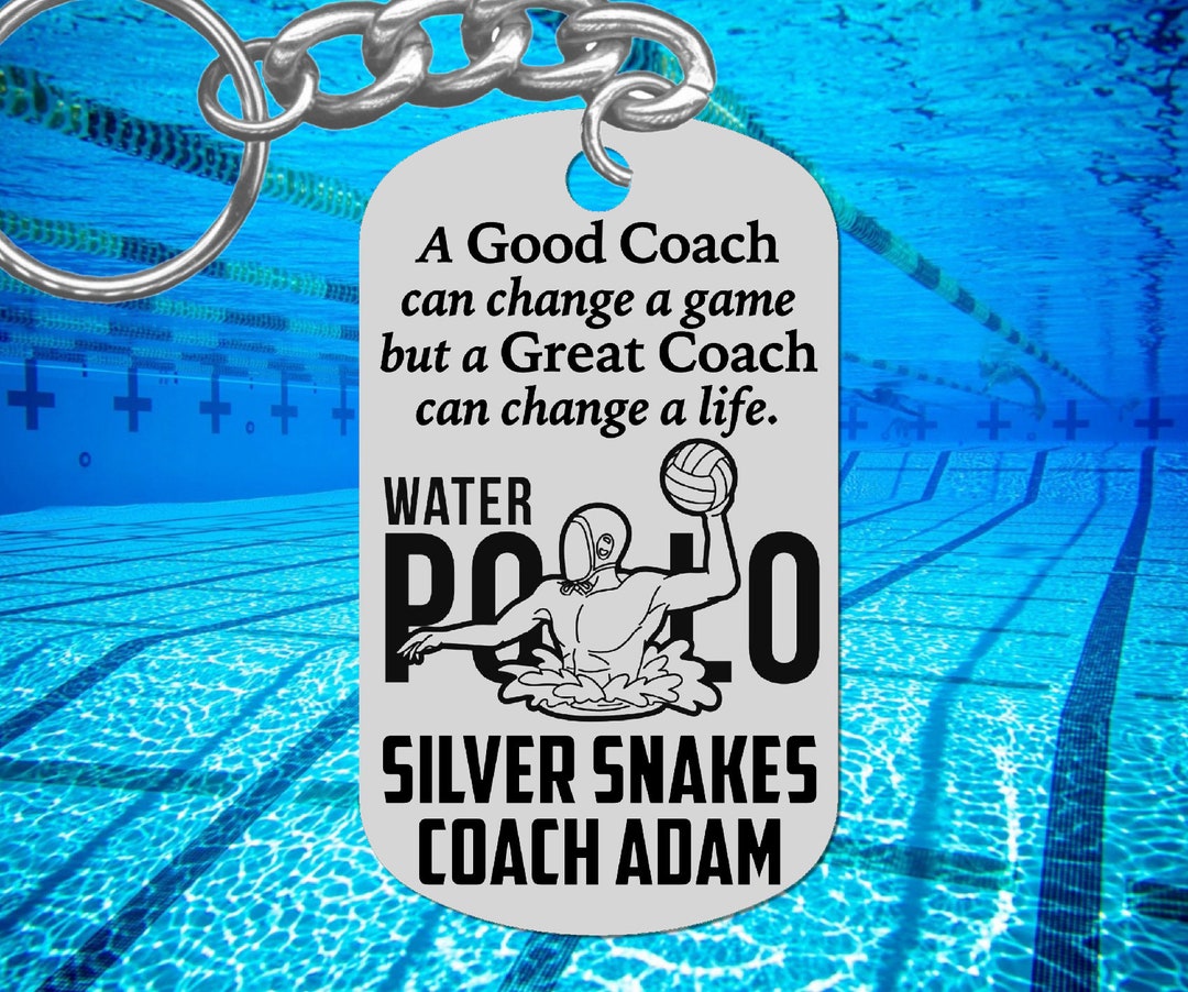 Personalized Water Polo Coach Keychain, Custom Team Gift - Etsy