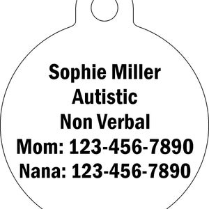 Personalized! Cute UNICORN ID Necklace for Kids, Personalized FREE With ...