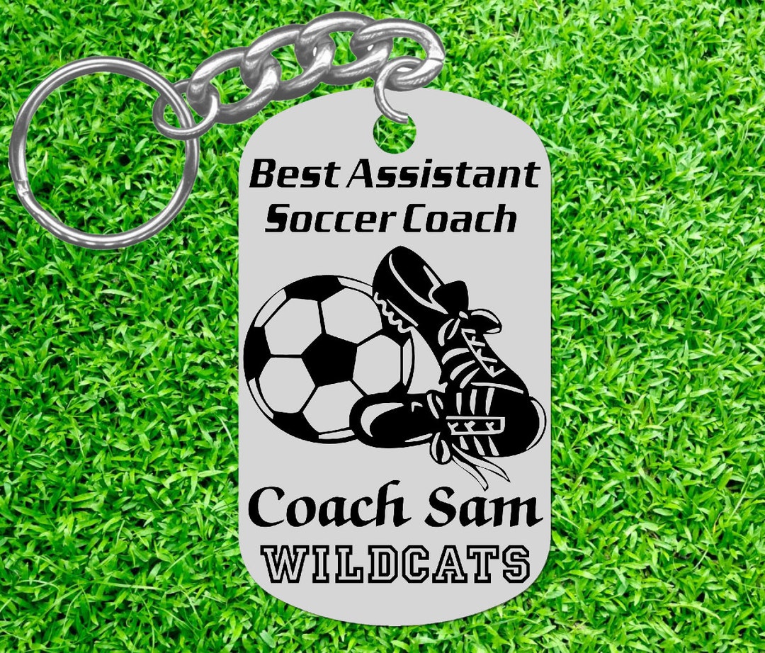 ASST SOCCER Coach Gift, Personalized FREE With Names and Team, Custom ...