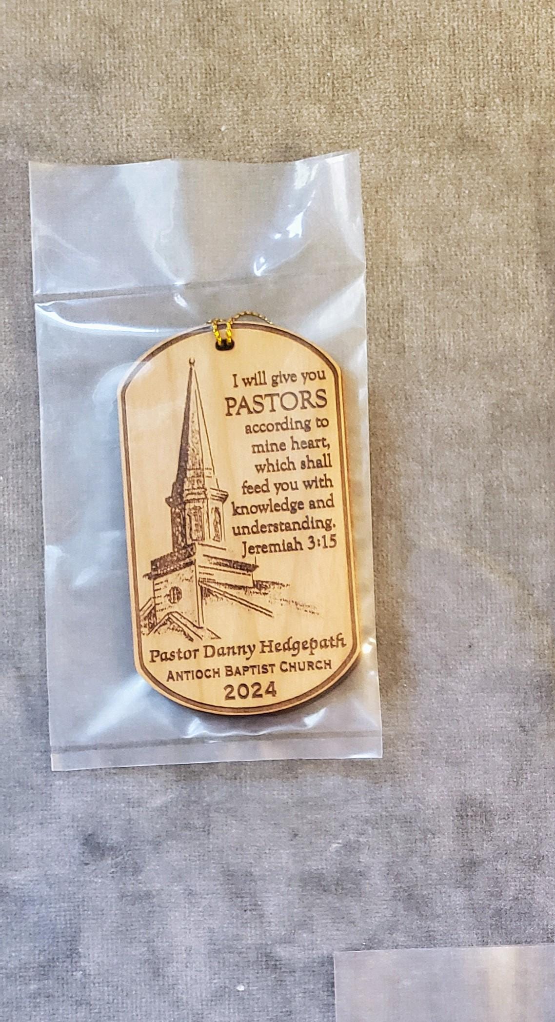 PASTOR Christmas Ornament Gift, Special, Personalized With NAME and ...