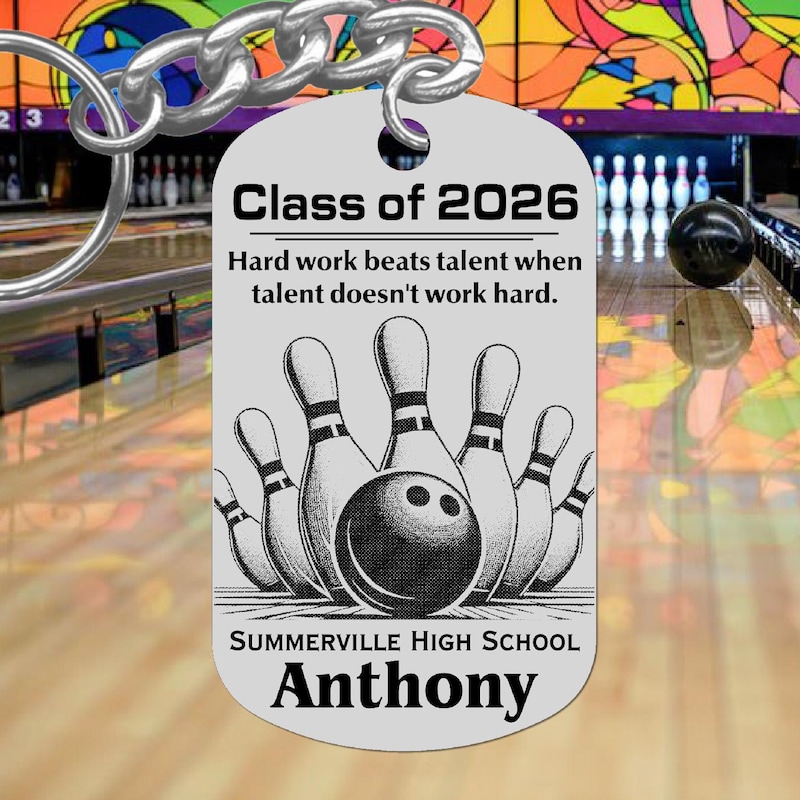 Personalized Bowling Tags - Etsy