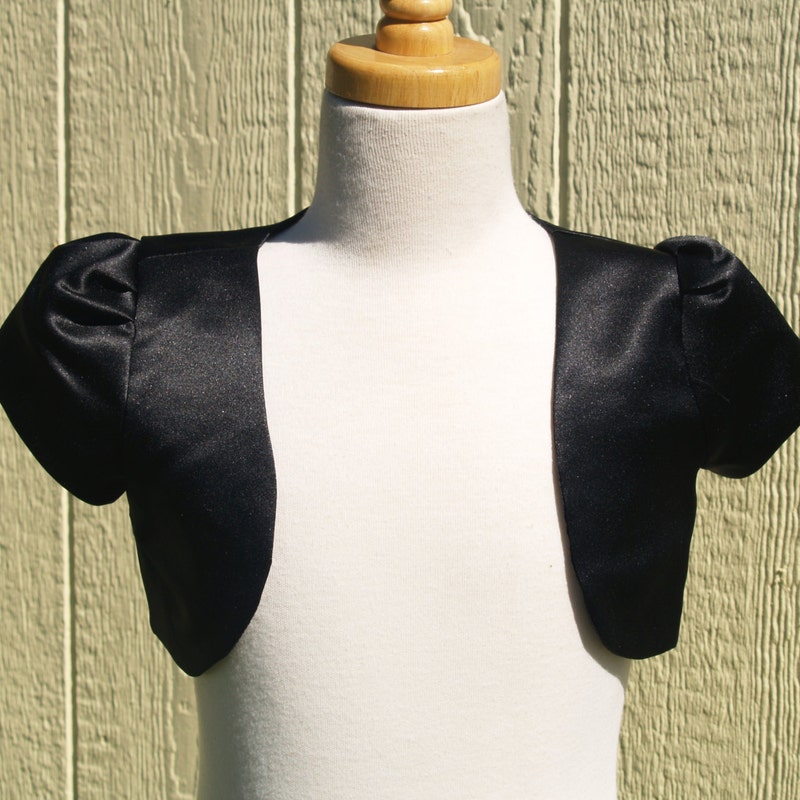 Black Bolero Jacket - Etsy