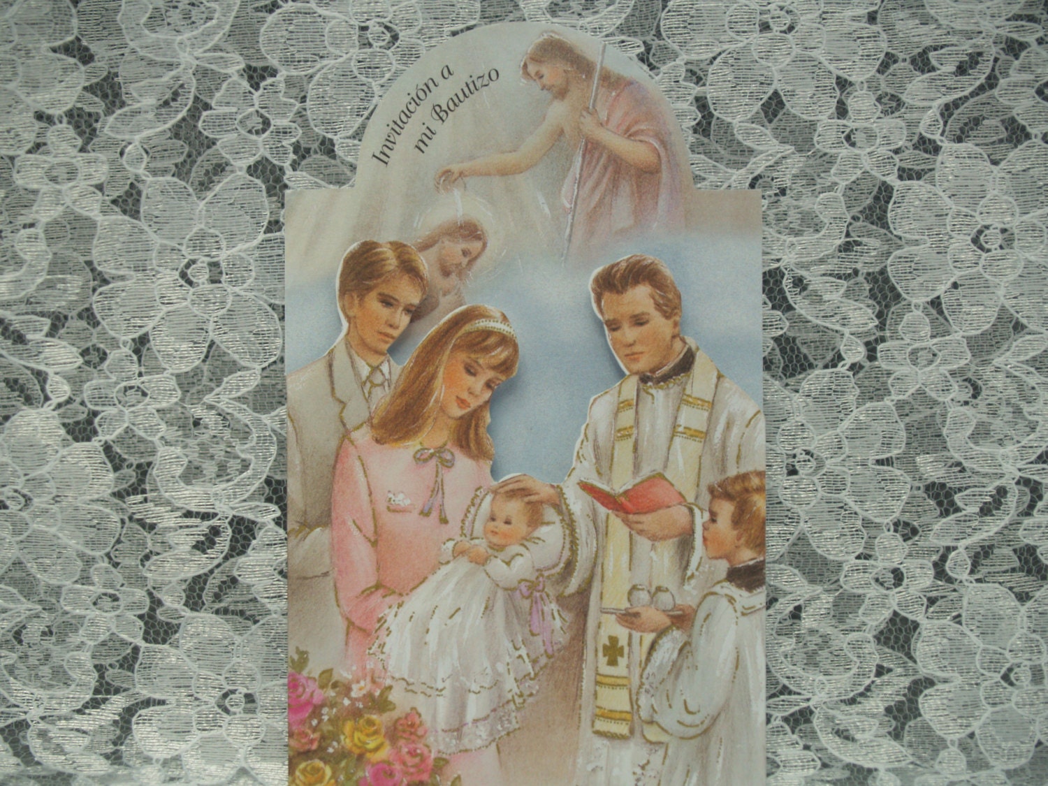 Bautizo Invitations Baptism Invitations Set De 10 in - Etsy