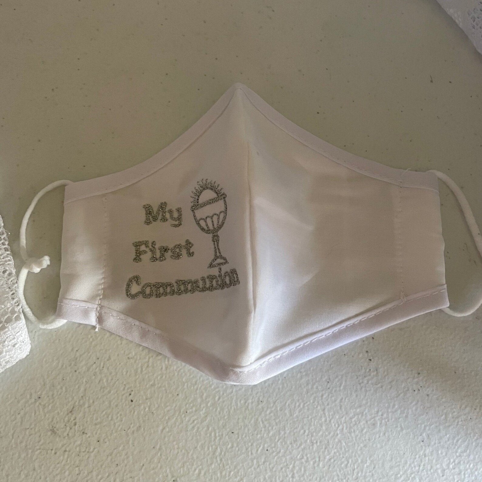 Communion Mask for Boys or Girls With My First Communion | Etsy