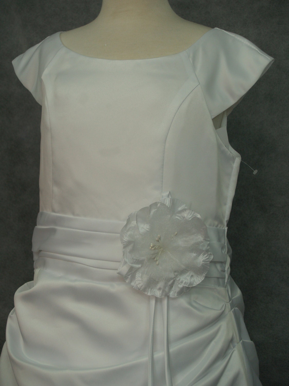 Beautiful First Communion Dresses White Satin Size 14 16 - Etsy