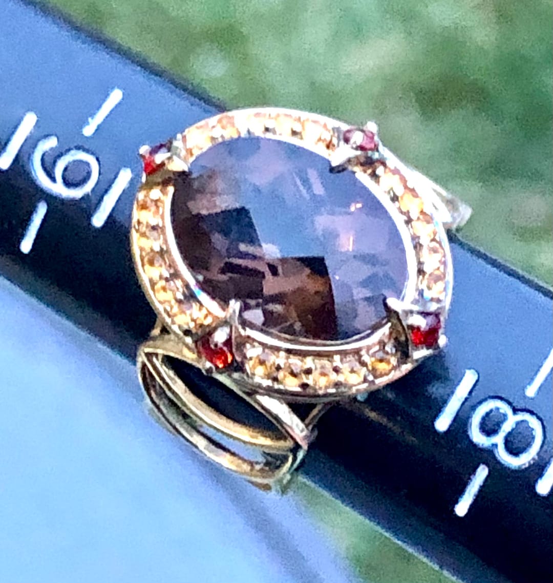 Sale- Michael Valitutti GEMS EN VOGUE Topaz Vermeil Sterling 925 Ring ...