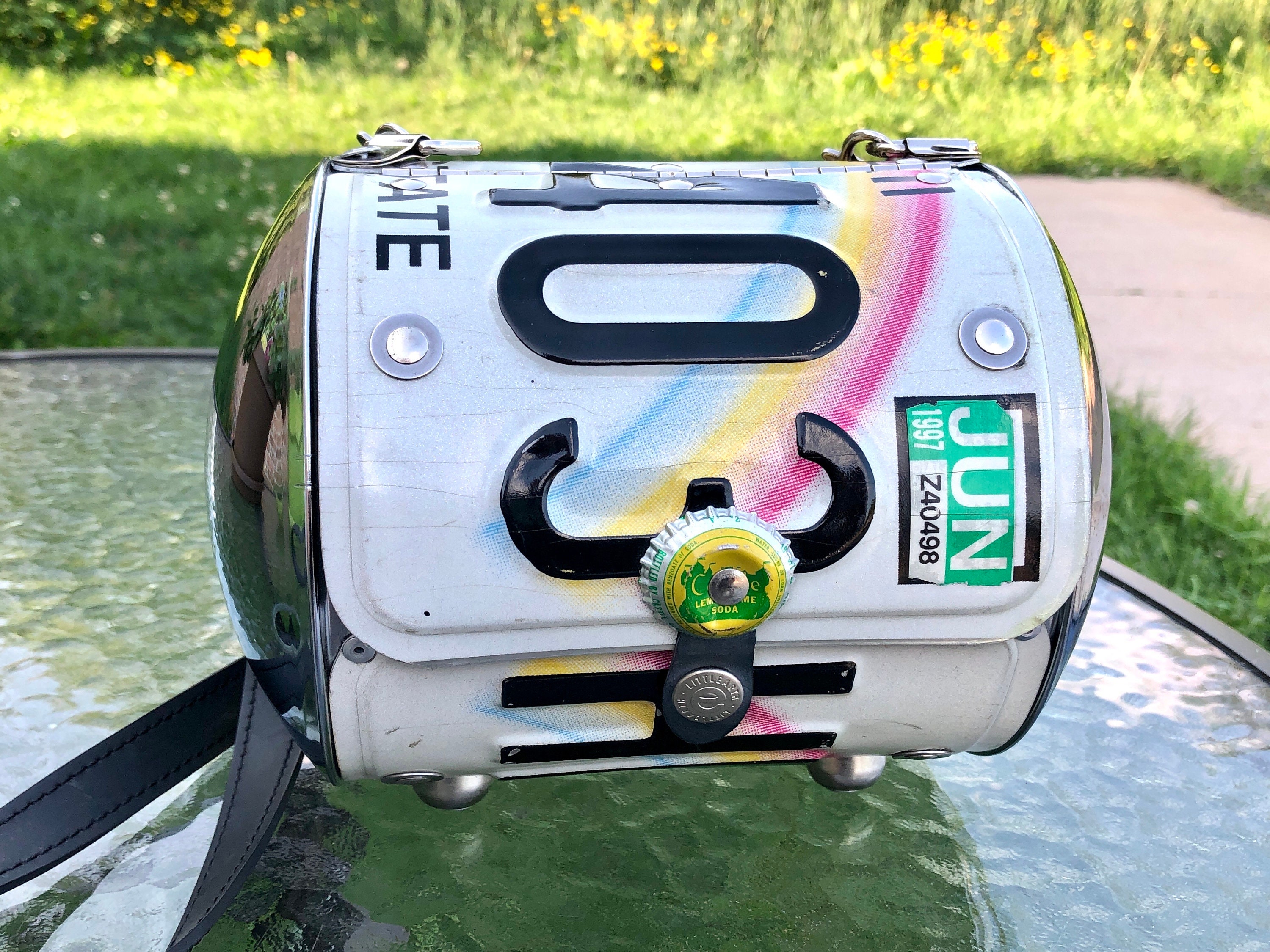 Little Earth License Plate Purse