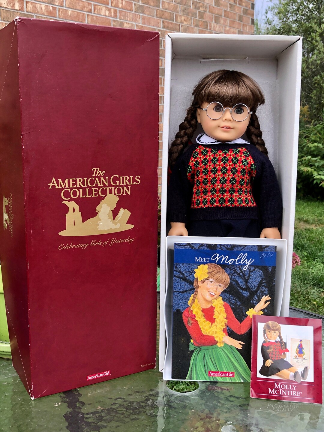 American Girl Pleasant Co. MOLLY Doll Original Box 18 Retired Doll ...