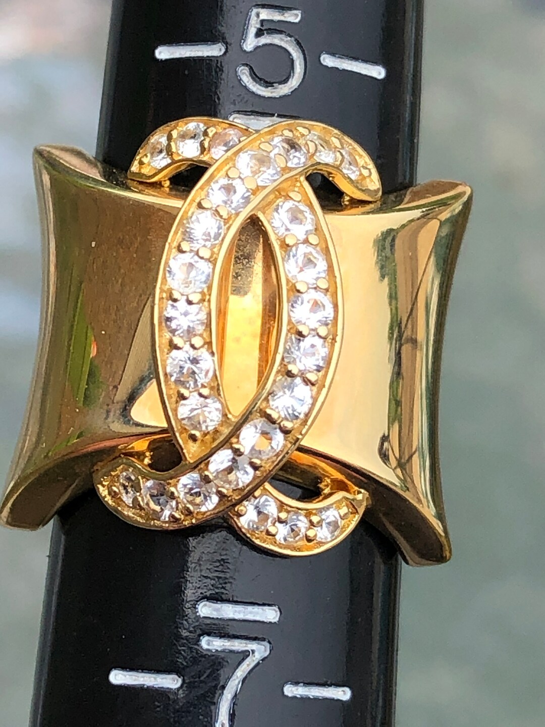 EFFY 14k & Sterling Vermeil Modernist Sapphire Criss Cross Cocktail ...