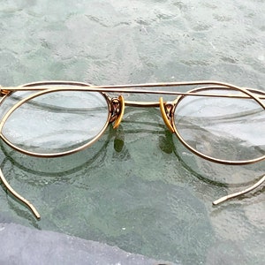 AO American Optical Art Deco MCM Ful-vue 12K Gf Wire Spectacles ...