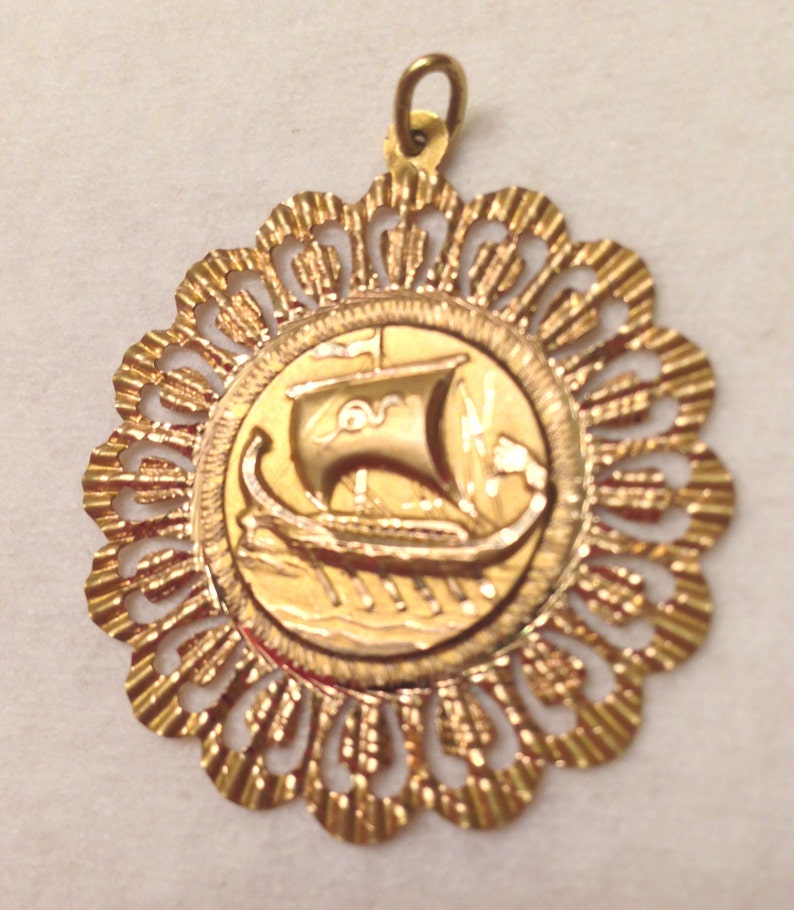 Vintage Handmade European Greek 14k 585 Lace Ancient Greek - Etsy