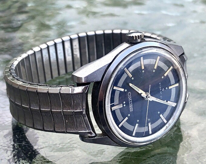 Vintage Seiko MCM Watch- 17 Jewels- Automatic 66-7109 - Etsy