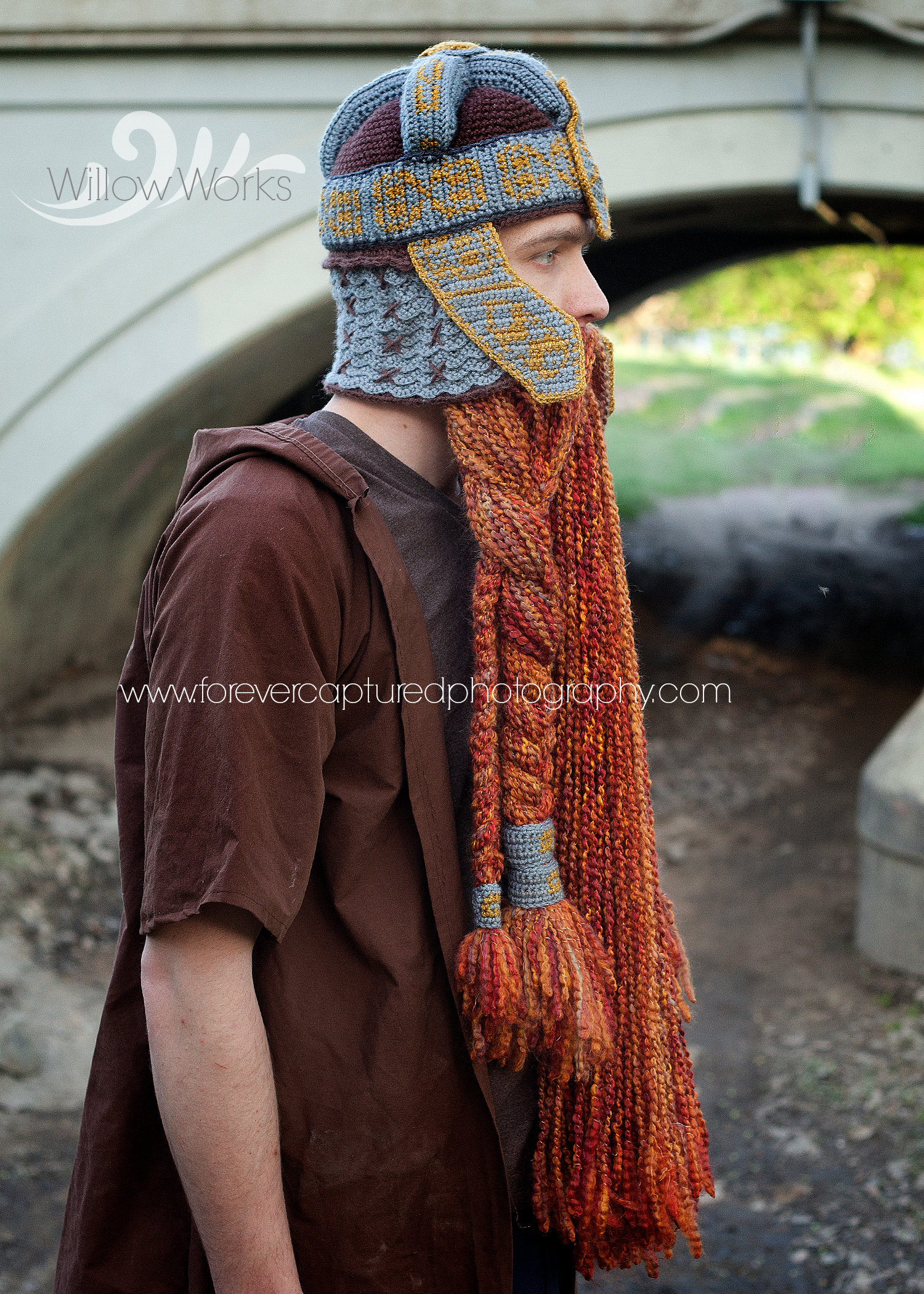 Crochet PATTERN Gimli Inspired Helmet and Beard LOTR - Etsy Canada