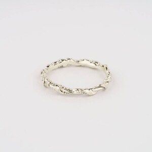 Woven Grass Wedding Ring - Etsy UK