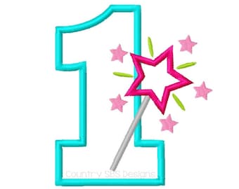 Princess Wand Embroidery Design INSTANT DOWNLOAD | Etsy