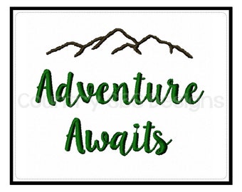 Adventure embroidery | Etsy