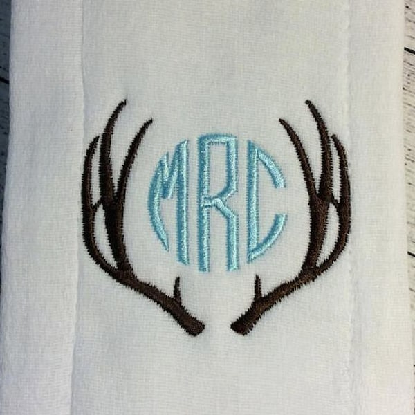Antler Monogram - Etsy