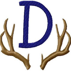 Antlers Alphabet Font Embroidery Design -4x4 -INSTANT DOWNLOAD- - Etsy