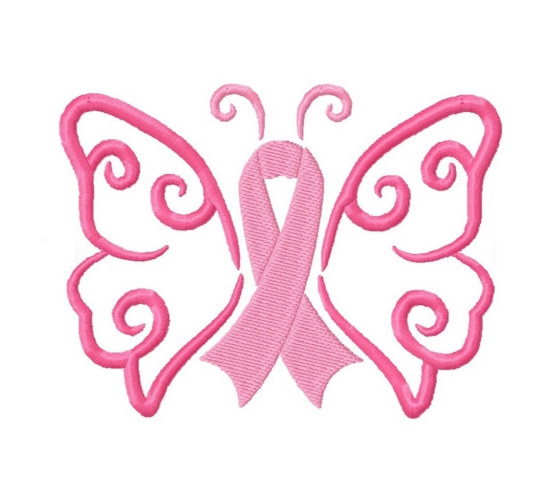 Butterfly Awareness Ribbon Embroidery Design -INSTANT DOWNLOAD- - Etsy