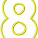 Block Number Applique 0-9 Birthday Digital Embroidery Design Set ...