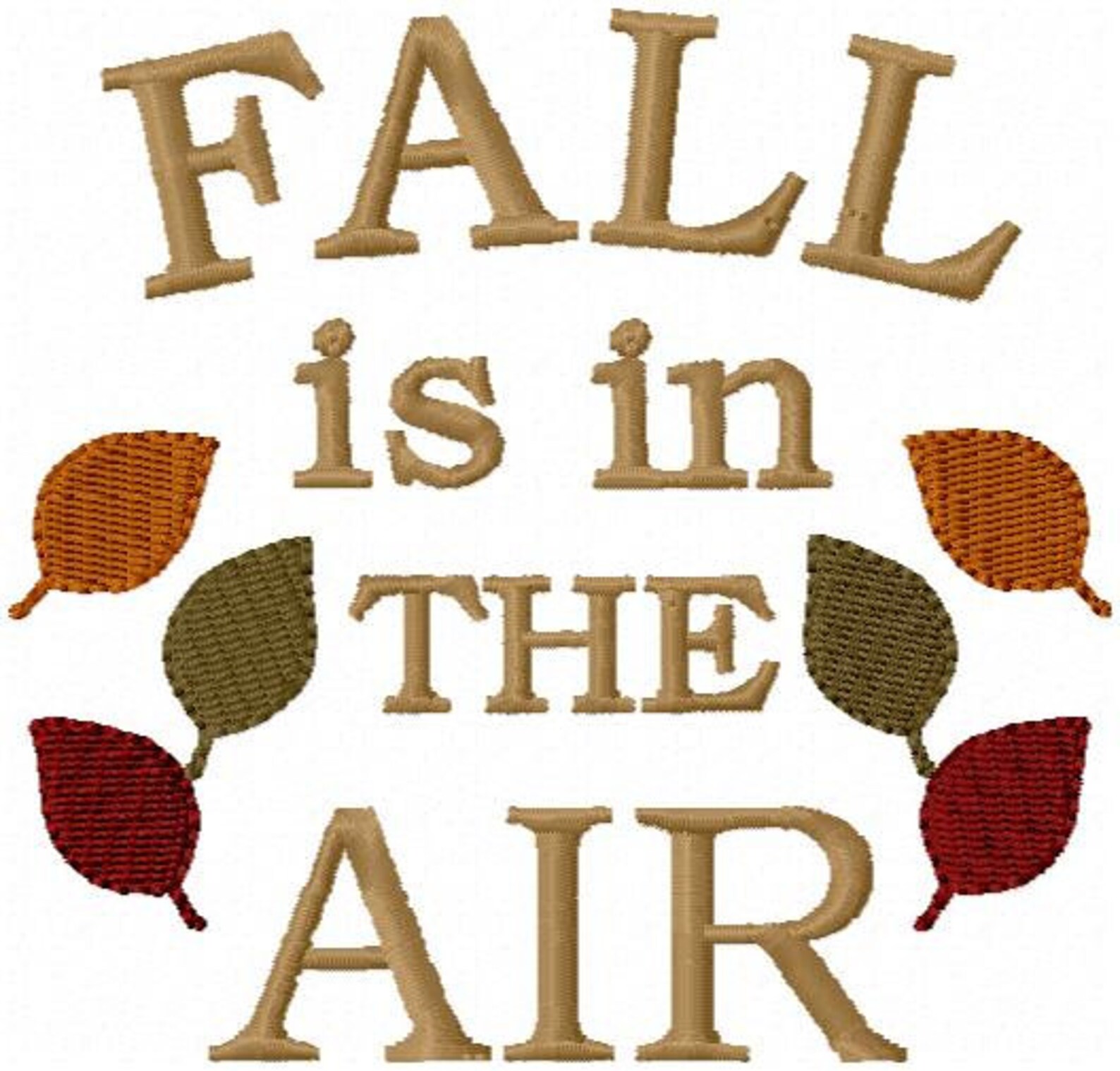 Fall Bundle - Embroidery Designs 4x4 -INSTANT DOWNLOAD- Fall Embroidery ...